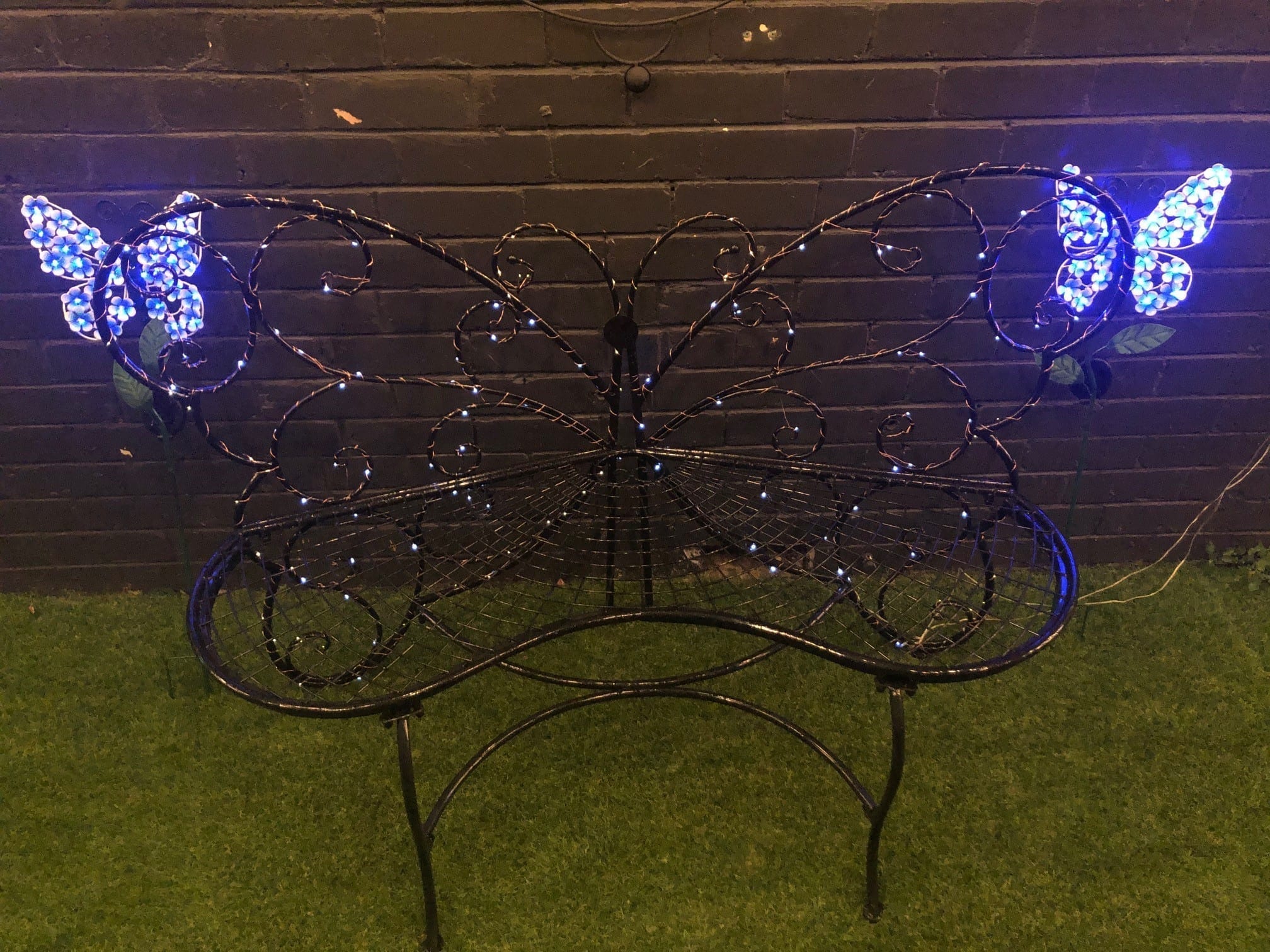 Light Up Butterfly Benches | Party Higher